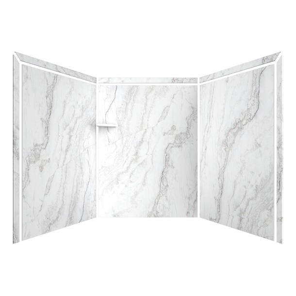 Flexstone 60 L X 32 W Single Threshold Alcove Shower Base With Right